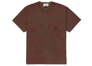 Supreme Stone Island Pocket Tee Shirt - Red