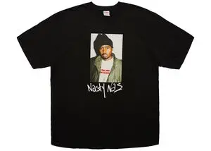 Supreme Nas Tee Shirt - Black