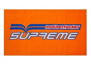 Supreme Motherfucker Towel - Orange