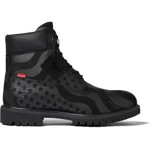 Timberland 6" Boot Supreme Stars & Stripes - Black