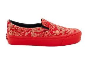 VANS Classic Slip-on Opening Ceremony Qi Paoin - Red/gold