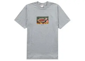 Supreme Strawberries Tee Shirt - Heather Grey