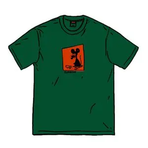 Supreme Mouse Tee Shirt - Light Pine