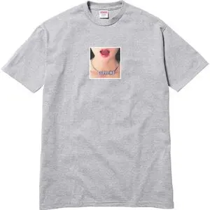 Supreme Necklace T-shirt - Heather Grey