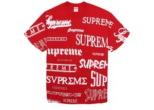 Supreme Logo Tee Shirt - Red