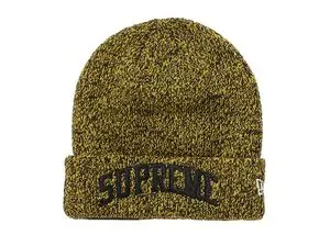 Supreme New Era Arc Logo Beanie - Yellow