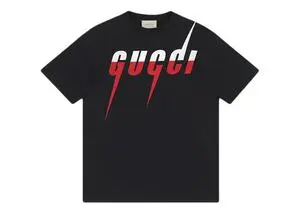 Gucci Blade Print T-shirt - Black/red/white