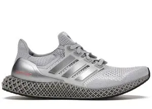 Adidas Ultra 4d Nasa Sneakers - Halo Silver/silver Metallic/solar Red