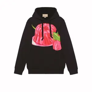 Gucci Cotton Jersey Printed Sweatshirt - Black