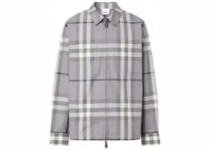 Burberry Zip Front Shirt