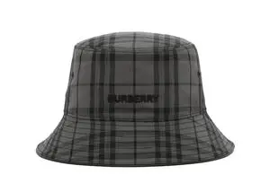 Burberry X Pop Trading Company Bucket Hat - Reflective Gray