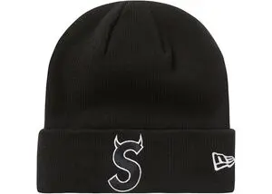 Supreme New Era S Logo Beanie - Black