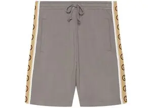 Gucci Cotton Jersey Shorts - Grey