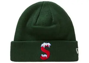 Supreme New Era S Logo Beanie - Green