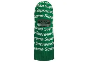 Supreme New Era Repeat Balaclava - Green