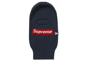 Supreme New Era Box Logo Balaclava - Navy Blue