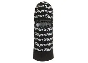 Supreme New Era Repeat Balaclava - Black
