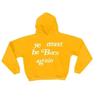 CACTUS PLANT FLEA MARKET Born Again Hooded Sweatshirt - Yellow