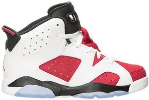 JORDAN 6 Retro Sneakers - White/carmineone-colorblack
