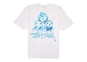 StÜssy Melted Graphic Tee - White