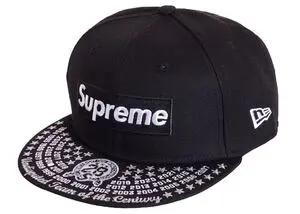 Supreme Undisputed Box Logo New Era Fitted Cap - Black