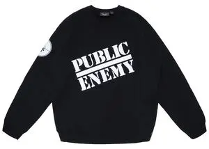 Supreme Undercover/public Enemy Crewneck Sweatshirt - Black