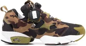 REEBOK X Bape X Mita Instapump Fury Sneakers - Black/earth/green