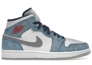 JORDAN Air Jordan 1 Mid Sneakers French Blue/fire Red/white