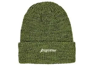 Supreme Twisted Loose Gauge Beanie - Green