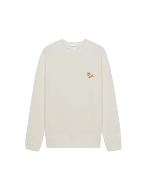 Maison Kitsuné Chillax Fox Patch Classic Sweatshirt - Ecru