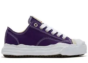 Mihara Yasuhiro Hank Og Sole Canvas Low Sneakers - Purple