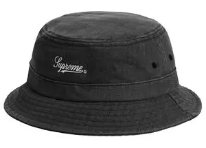 Supreme Twill Crusher Hat - Black