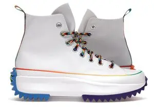 CONVERSE Run Star Hike Pride High-top Sneakers - White/multi/white