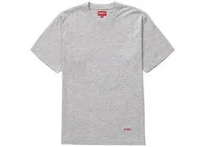 Supreme University Short Sleeve Top - Heather Grey