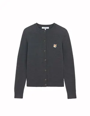 Maison Kitsuné Fox Head Patch Cardigan