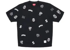 Supreme University Short Sleeve Top - Black