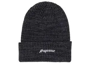Supreme Twisted Loose Gauge Beanie Charcoal