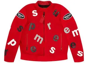 Supreme Vanson Leathers Letters Cordura Jacket