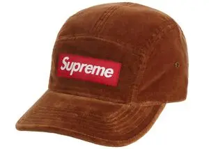 Supreme Velvet Camp Cap