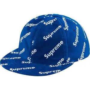 Supreme Velour Diagonal Logo 6-panel Cap