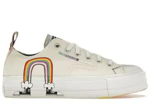 CONVERSE Chuck Taylor All Star Lift Platform Pride - Egret/university Red