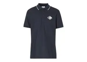 Burberry Logo Graphic Pique Polo Shirt