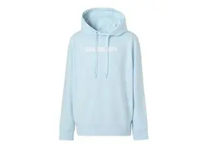 Burberry Logo Print Cotton Hoodie
