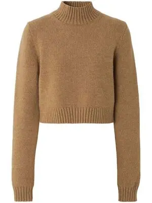Burberry Monogram Cropped Jumper