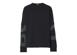 Burberry Mitchell Logo Print Cotton Sweatshirt