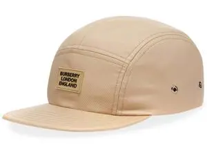 Burberry Logo Rubber Patch Baseball Cap - Soft Fawn