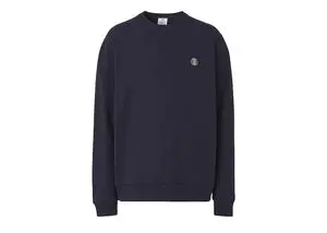 Burberry Monogram Motif Applique Cotton Sweatshirt