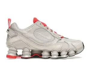 Nike Shox Tl Nova Digital Nature Sneakers - Vast Grey/laser Crimsonone-colorwhiteone-colorvast Grey
