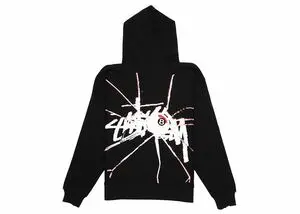 StÜssy Shattered Zip Up Hoodie