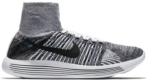 Nike Lunarepic Flyknit Sneakers - White/black